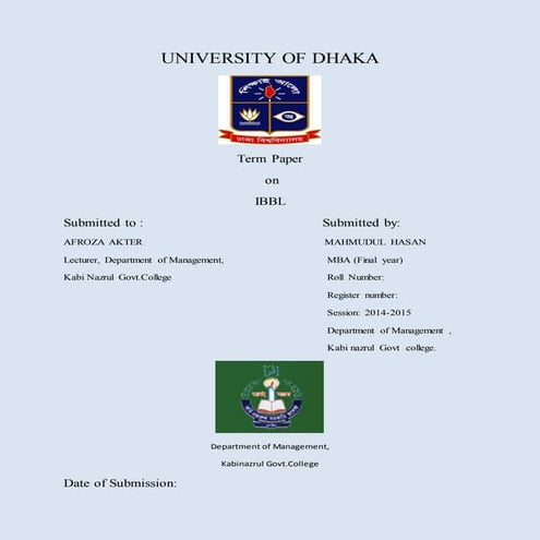 University of dhaka | PDF