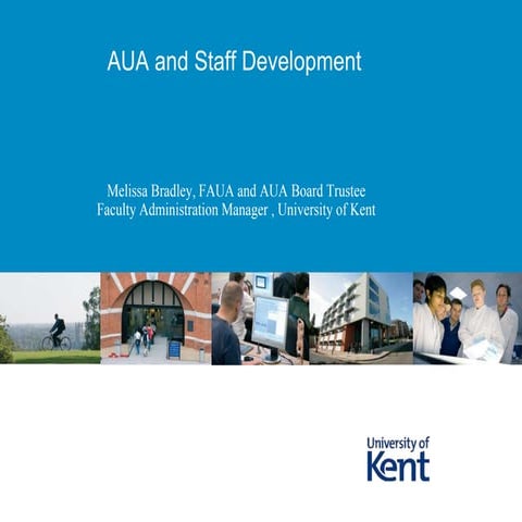 AUA and staff development for administration staff | PPT