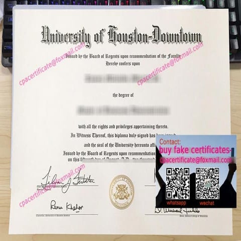 University of Houston-Downtown diploma | PDF