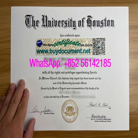 University of Houston diploma. Buy UH diploam | PPT
