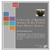 University of Internet Science is the Perfect Earn Money System