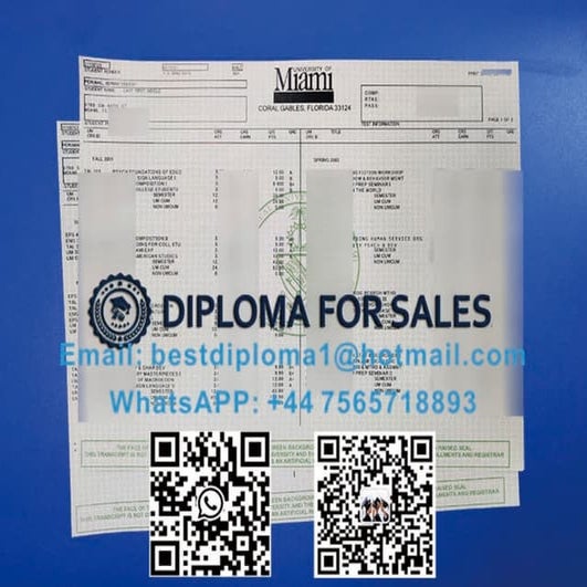 The Major Benefit of Buy UMiami Transcript, How to Buy Fake University ...