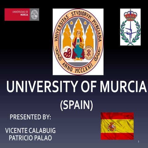 Erasmus in Murcia: University of Murcia | PPT