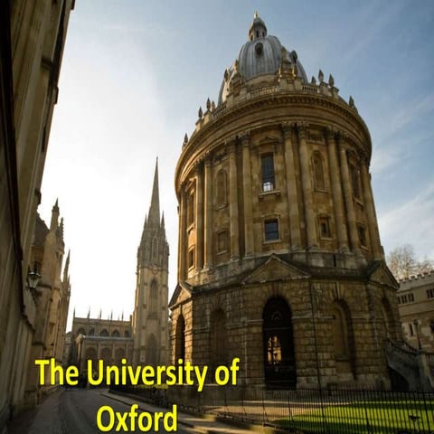 University of Oxford | PPTX