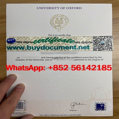 University of Oxford diploma | PDF