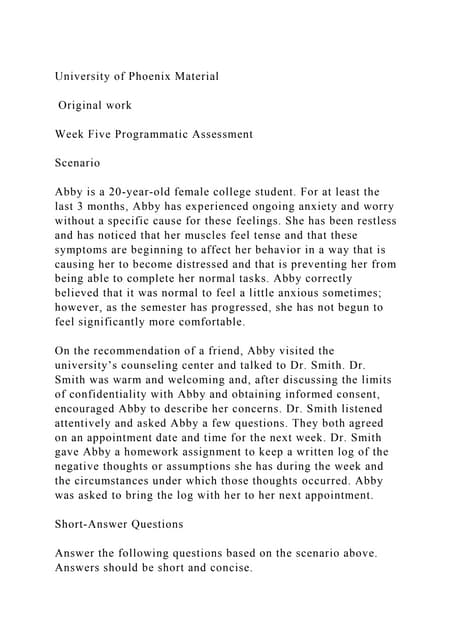 Example SA Assessment Diagnosis | PDF | Illegal Drugs, Tobacco ...