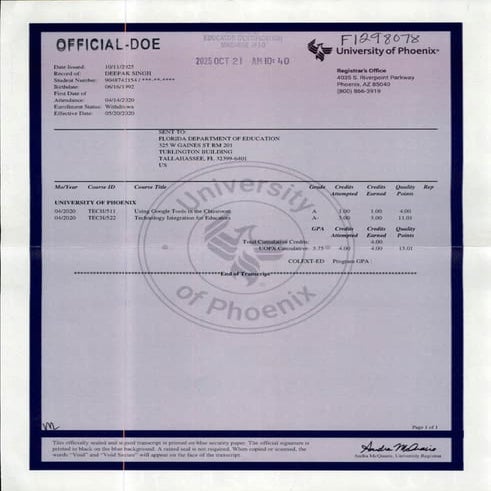 University of Phoenix Transcript Deepak (Danny) Singh October 23, 2025.pdf