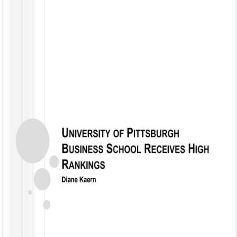 Hybrid MBA Programs at the University of Pittsburgh