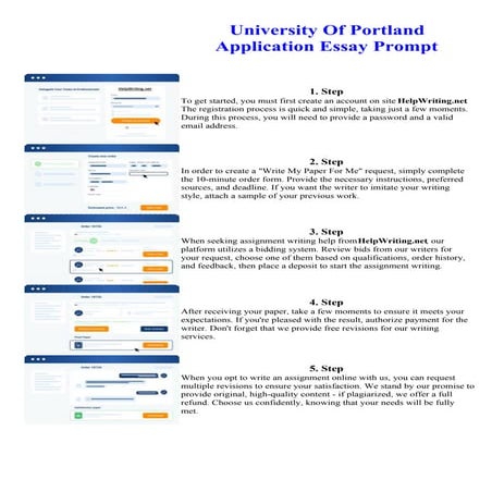 University Of Portland Application Essay Prompt | PDF