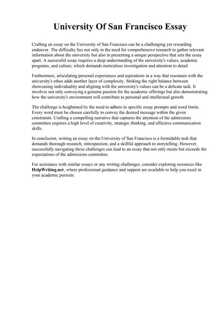 University Of Central Florida Essay | PDF