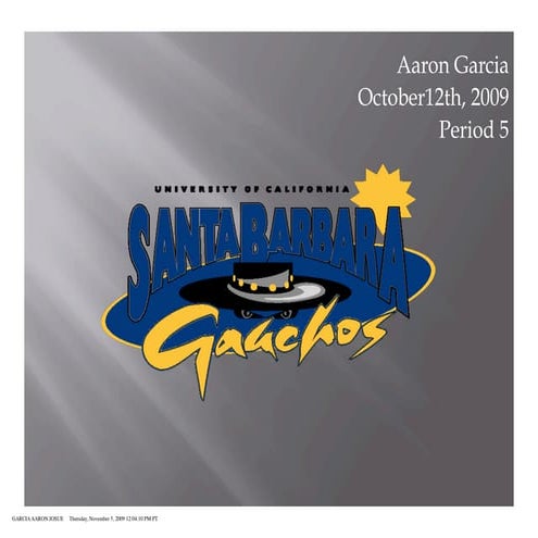 University of santa barbara copy | PDF