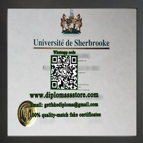 University of Sherbrooke diploma, replica Canada diploma | PDF