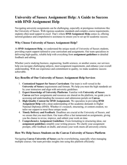 University of Bristol Assignment Help... | PDF