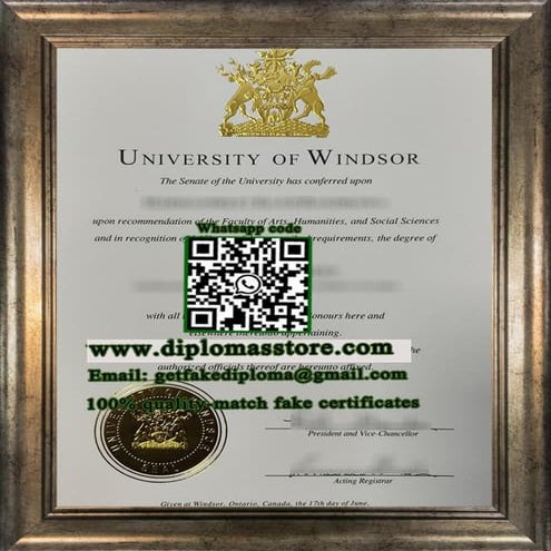 University of Windsor diploma, replica University of Windsor degree | PDF