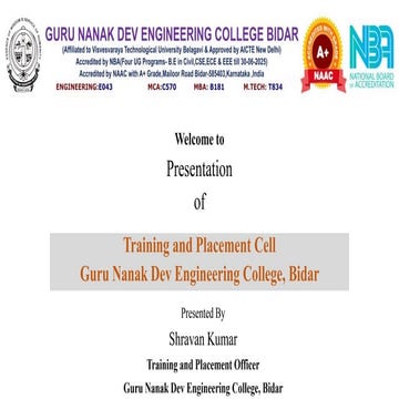 University Presentation GNDECBIDAR KARNATAKA | PPTX
