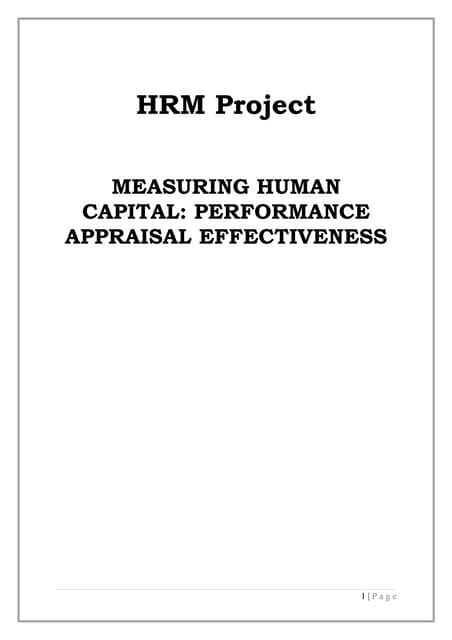 Infosys - Performance management system | PPTX