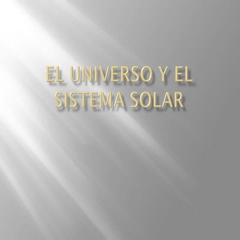 El Sistema Solar | PPT