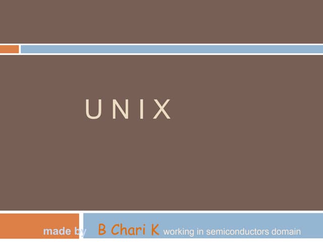 Know The Unix Commands Pptx Operating Systems Computer Software