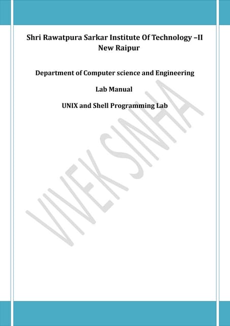 Introduction To Base Shell Scripting Pdf