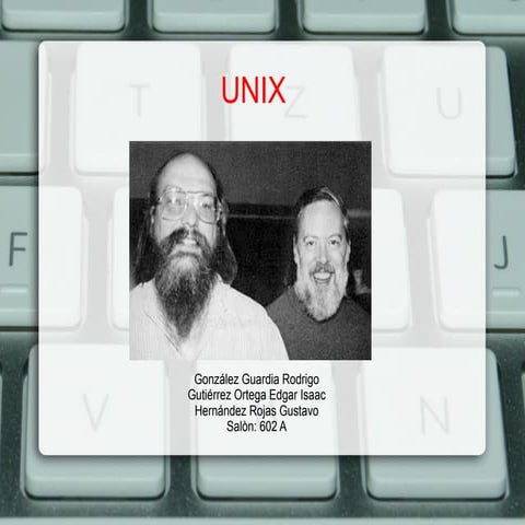 Línea del tiempo de unix | DOCX