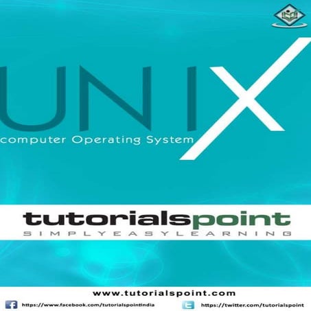Unix Tutorial Pdf Operating Systems Computer Software And 1864