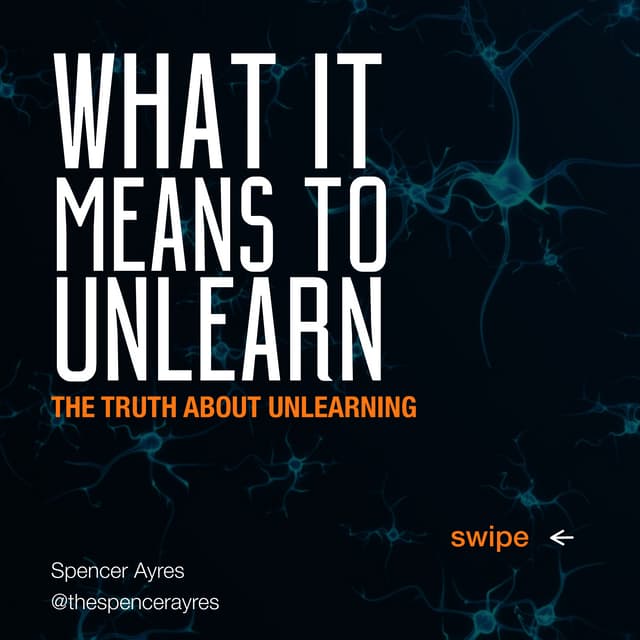 What It Means To Unlearn | PDF