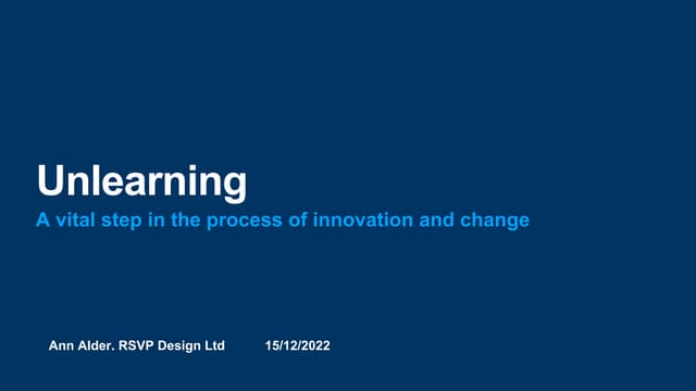 Learn, Unlearn and Relearn | PDF