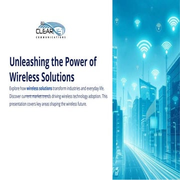 Wireless Solutions for Business by Clearnet Communications | Wi-Fi, 5G ...