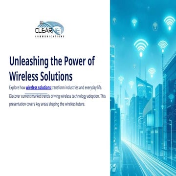 Wireless Solutions for Business by Clearnet Communications | Wi-Fi, 5G ...