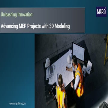 Unleashing Innovation Advancing MEP Projects with 3D Modeling.pdf