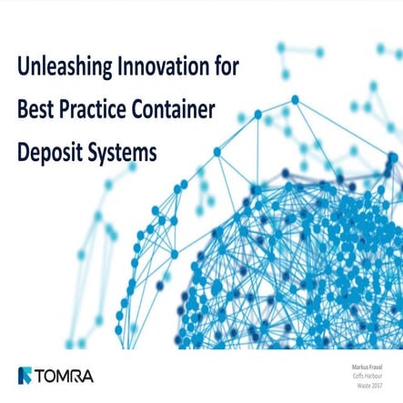 Unleashing Innovation for Best Practice Container Deposit Systems | PDF | Business | Business ...