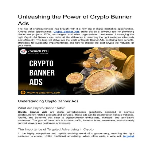 Unleashing the Power of Crypto Banner Ads (1).pdf | Free Download