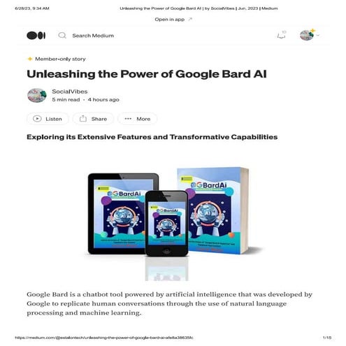 Unleashing the Power of Google Bard Ai.pdf