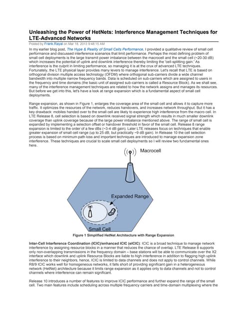 A Review On HetNet In LTE-Advanced | PDF