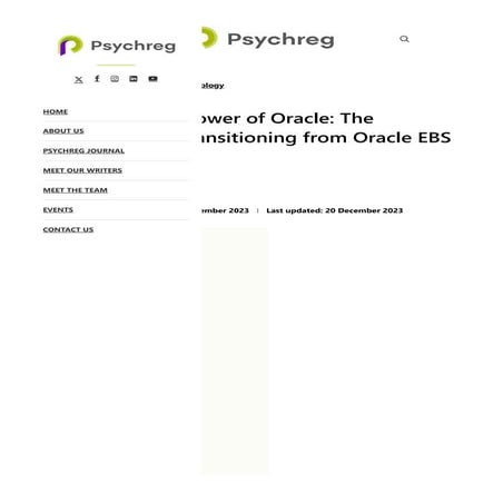 Unleashing The Power Of Oracle The Advantages Of Transitioning From