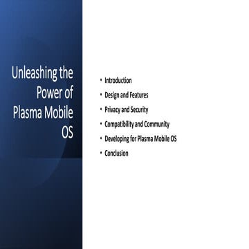 Unleashing the Power of Plasma Mobile OS COMPLETE.pdf