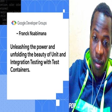 Unleashing the power of Unit Testing - Franck Ninsabira.pdf