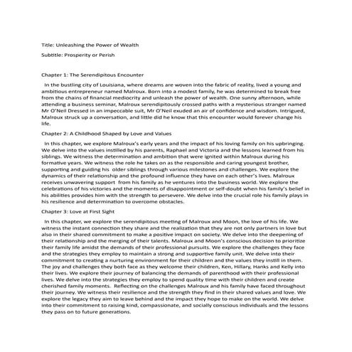 Unleashing the power of wealth | DOCX