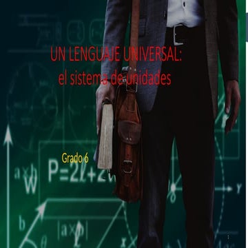 UN LENGUAJE UNIVERSAL medidas básicas o fundamentales | PPTX