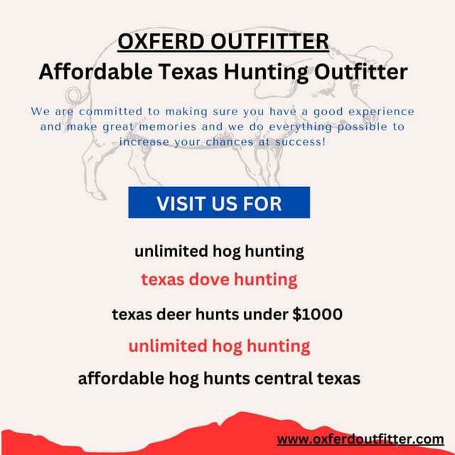 UNLIMITED HOG HUNTING IN TEXAS | PDF
