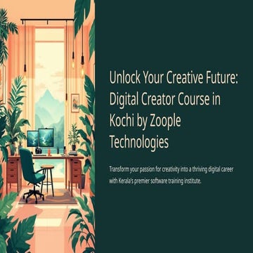 Unlock-Your-Creative-Future-Digital-Creator-Course-in-Kochi-by-Zoople-Technologies | PPTX