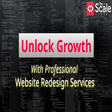 Unlock Growth With Professional Website Redesign Services | PPTX