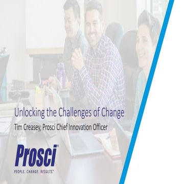 Prosci Roles in Change Management | PDF