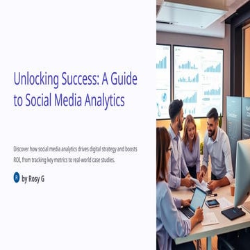 A Guide to Social Media Analytics | Eflot | PPTX