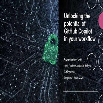 Unlocking The Potential Of Github Copilotpptx Computer Software And Applications Computing