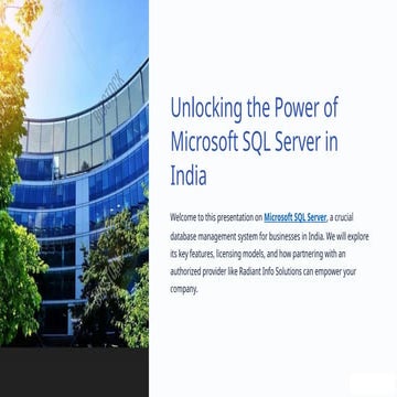 Microsoft SQL Server License Provider, Dealer, Distributor, Reseller in ...