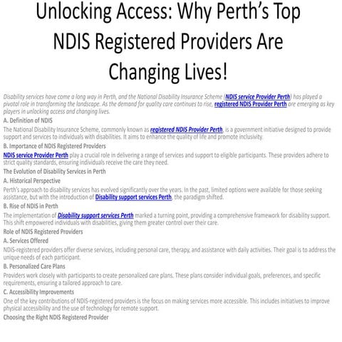 Step-by-Step Guide to NDIS Provider Application and Registration ...