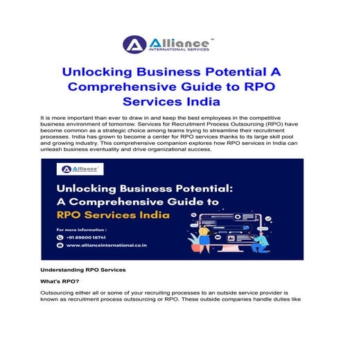 A Comprehensive Guide to RPO Services India for Employers.pdf
