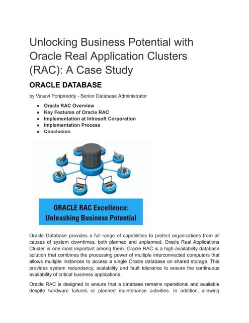 Unlocking Business Potential With Oracle Real Pdf