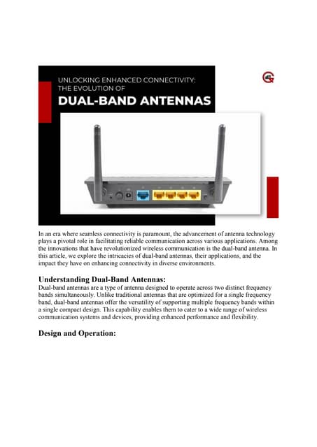Some Important Points of Distributed Antenna System | PDF